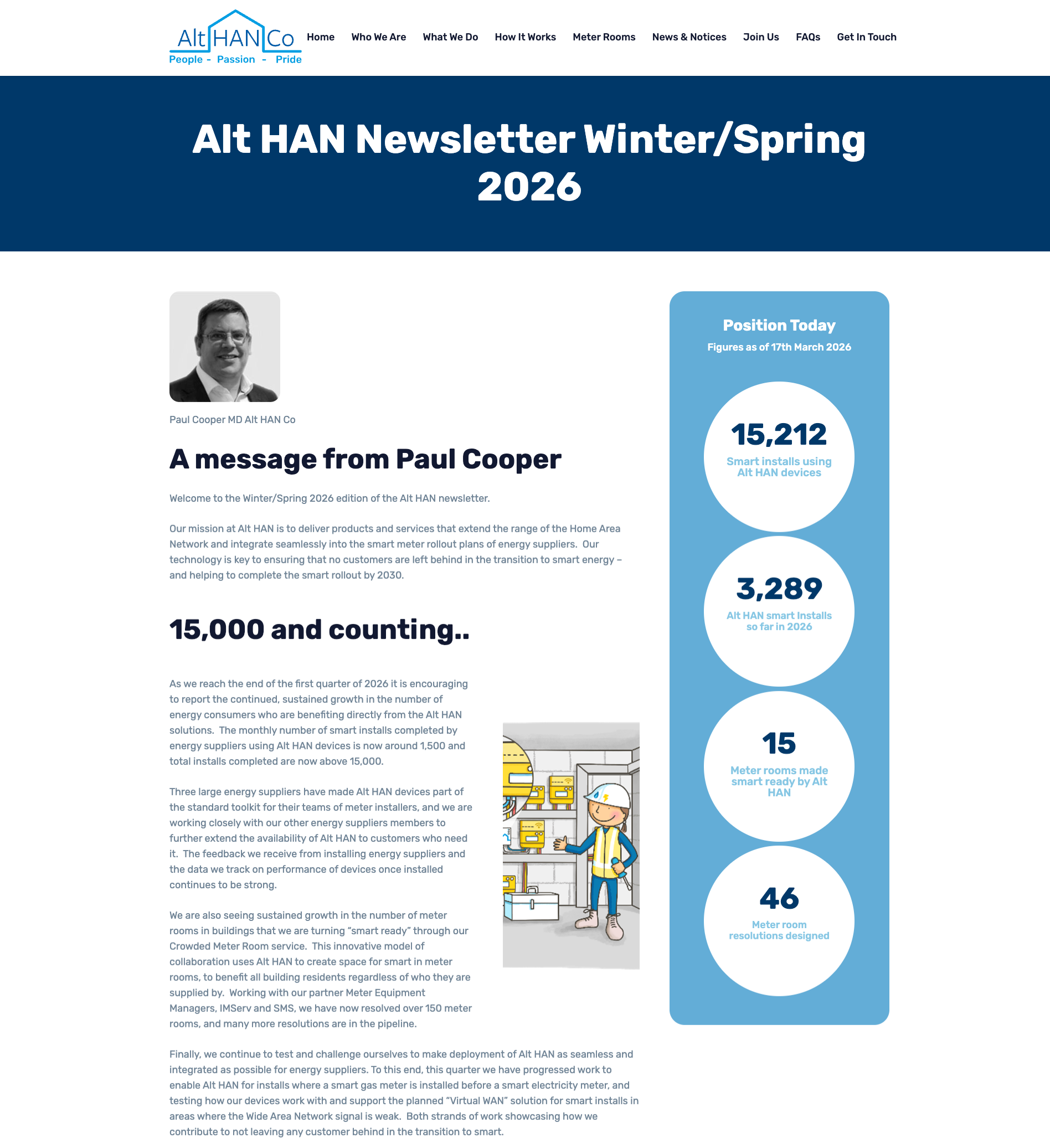 Alt HAN Newsletter Winter/Spring 2026 - Alt HAN Co